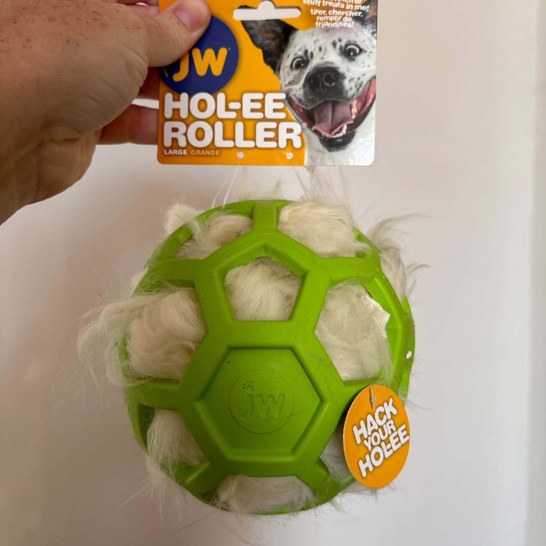 Natural Fluffy Roller - Sheep skin – Enriched Canines