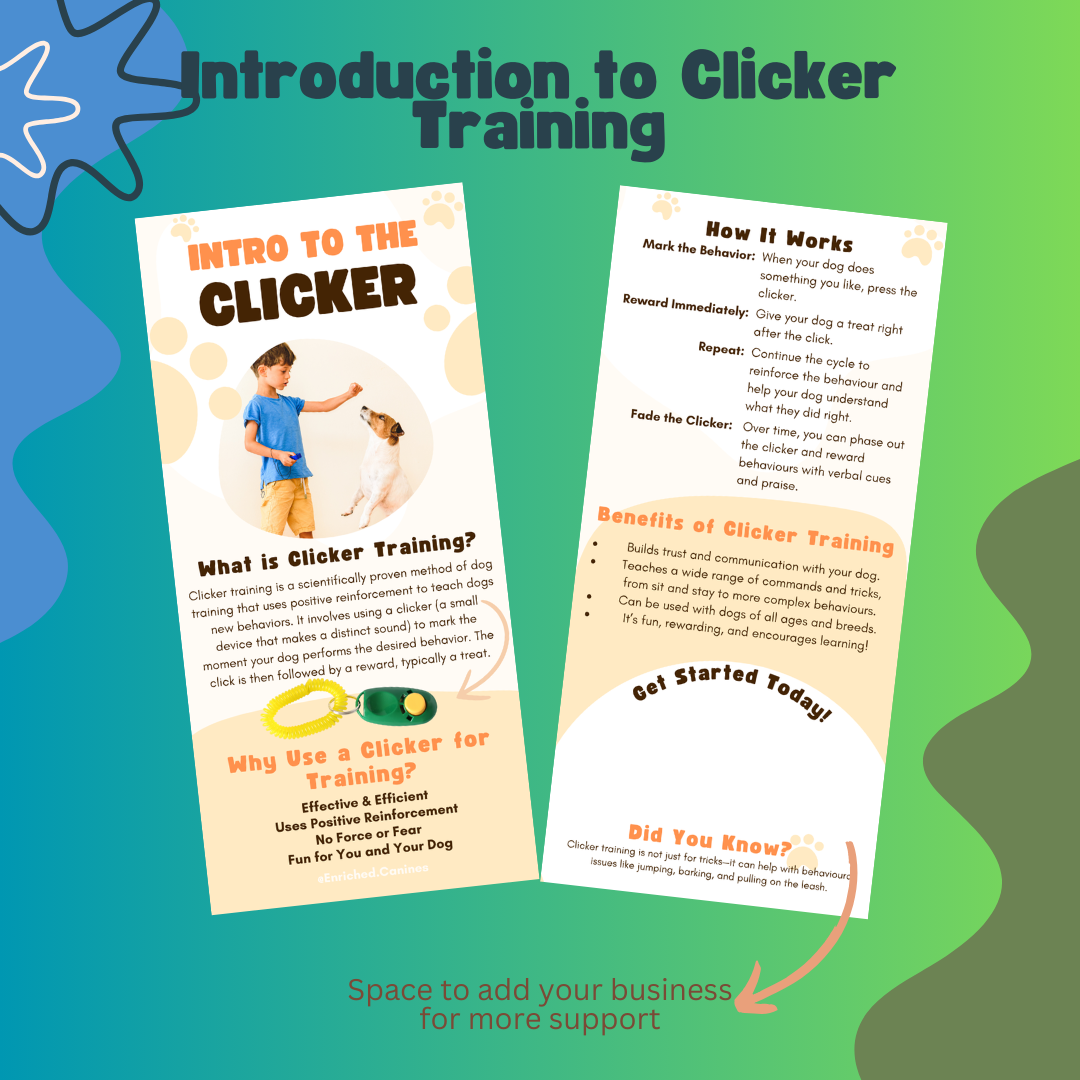 Clicker Training [DLE] - digital download. PDF – Enriched Canines
